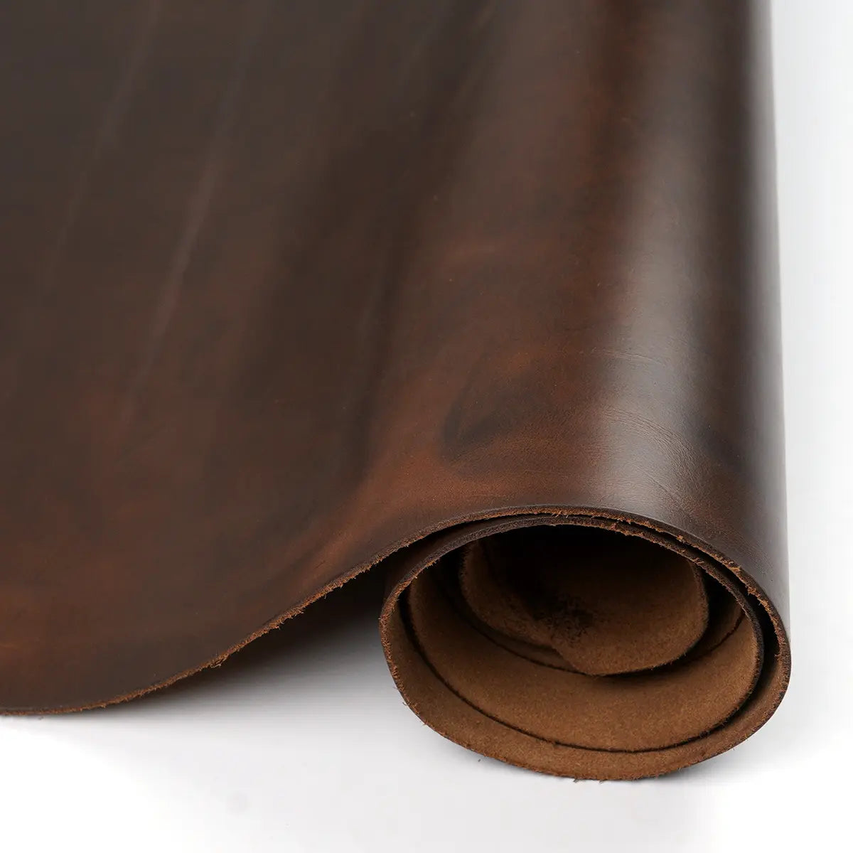 Horween Cavalier Leather 4-5oz - Brown (Blemished) – Leatherado Leather ...