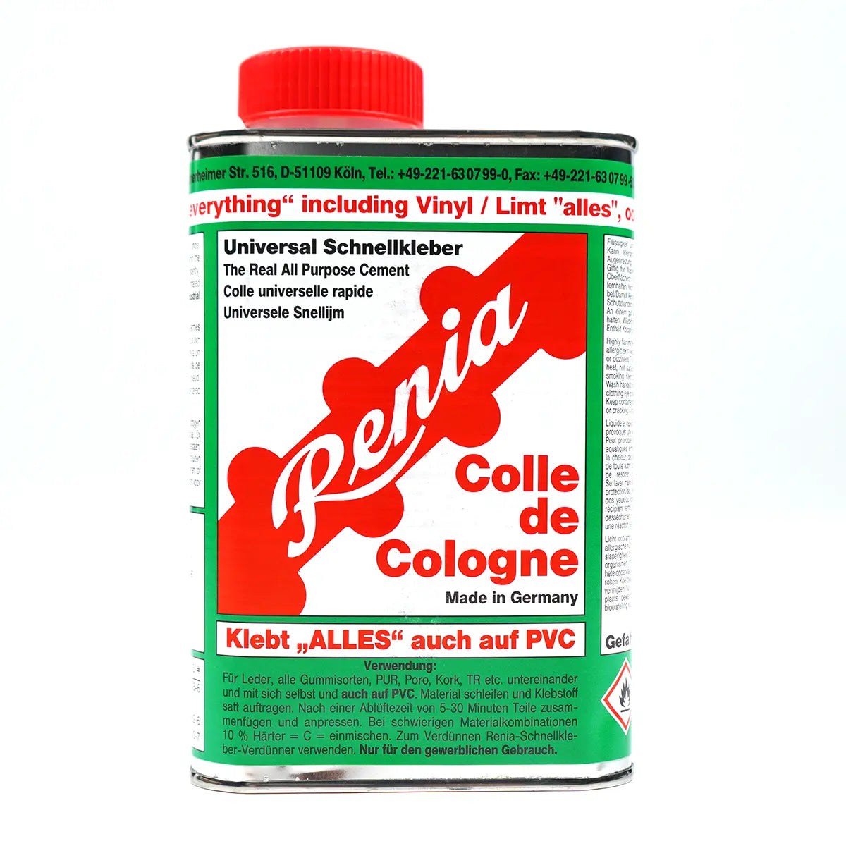 Renia Colle de Cologne AP Cement 1 Liter – Leatherado Leather Supply